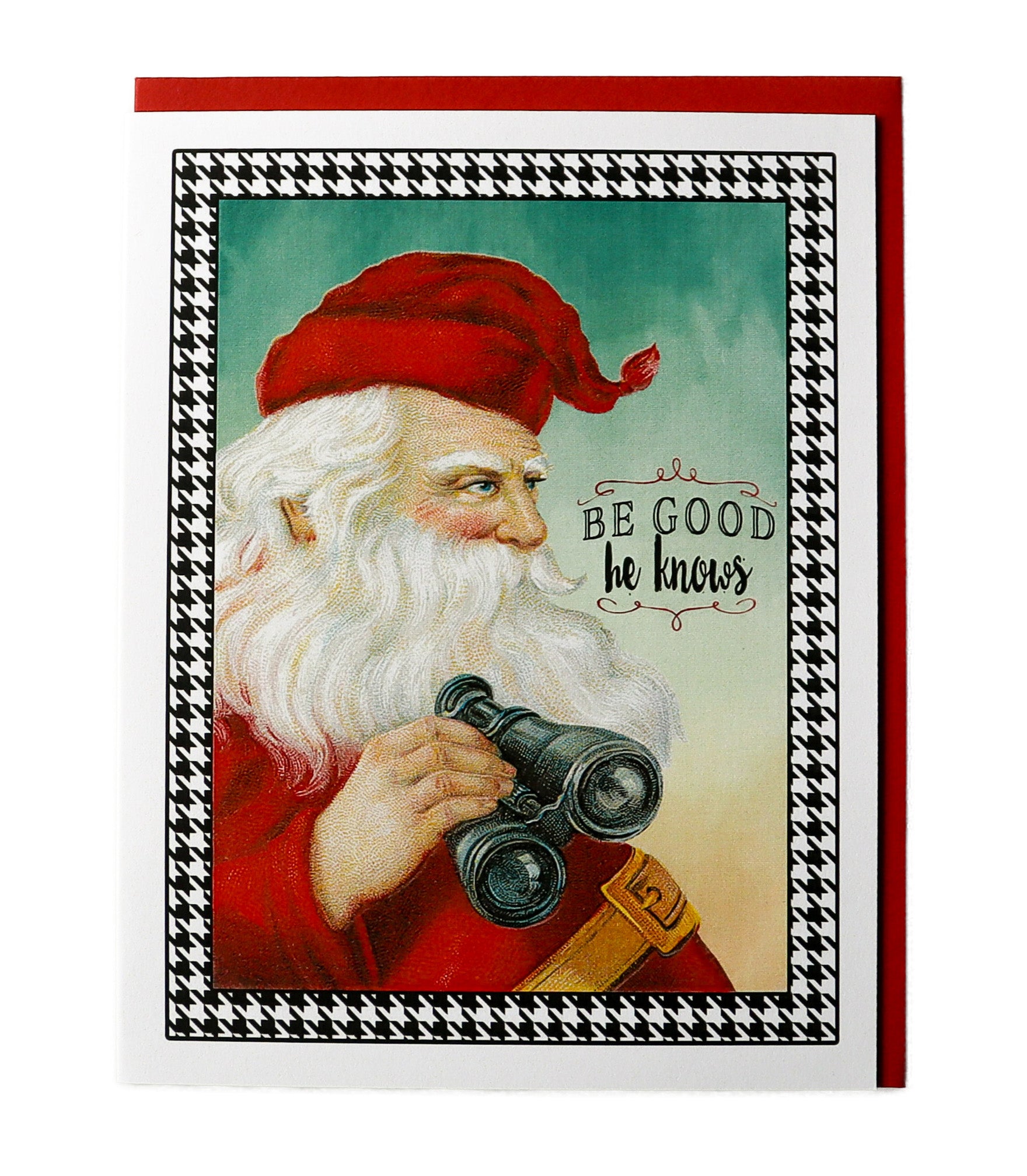 Funny Santa Claus Christmas Greeting Card - Sunshine and Ravioli